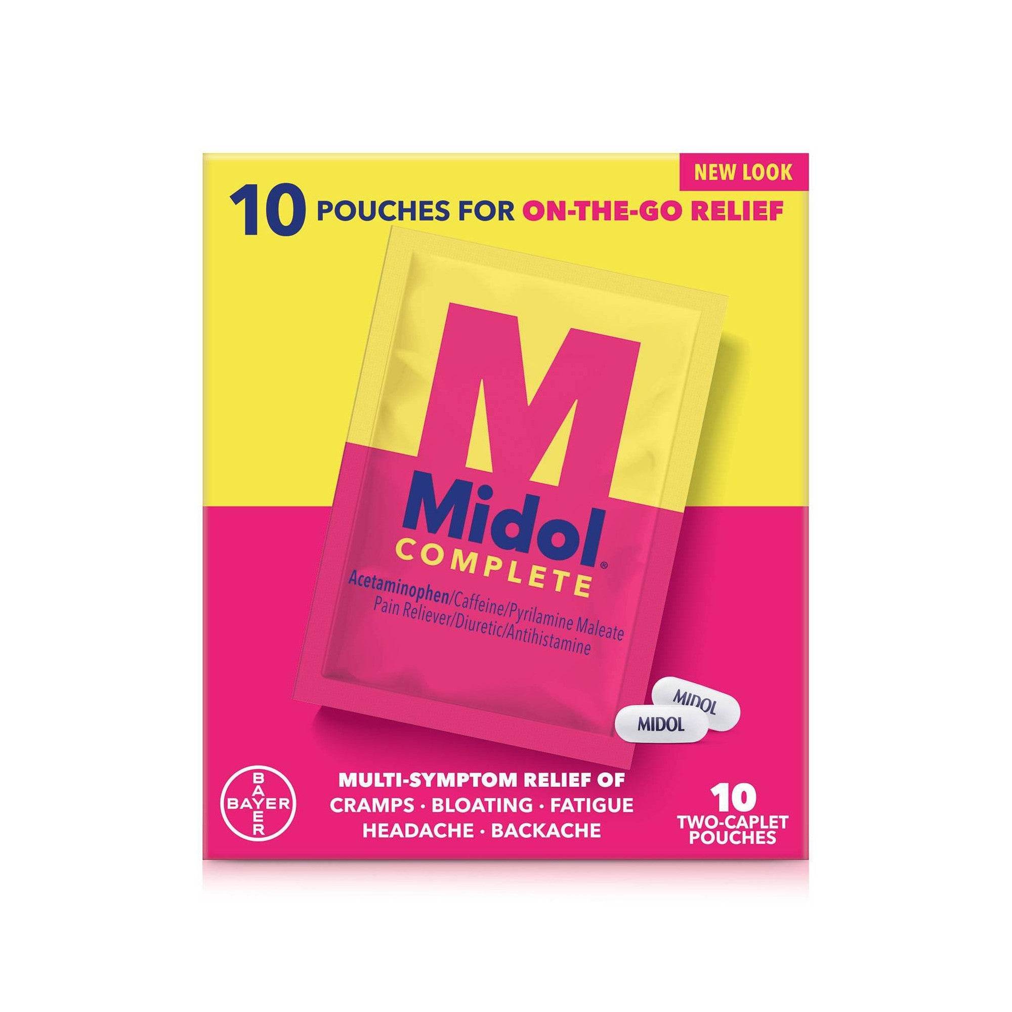 Midol On the Go Menstrual Symptom Relief Tablets, 20 ea - OTC Shoppe ...